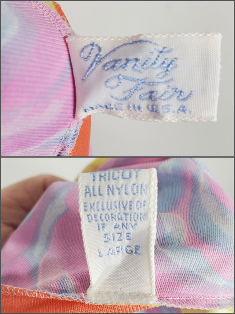 60s/70s Vanity Fair Floral Half Slip – Better Dresses Vintage