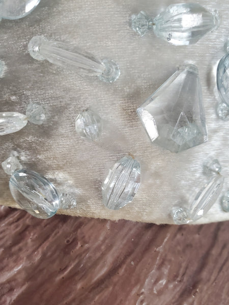 60s Jeweled Silver Velvet Pillbox Hat – Better Dresses Vintage
