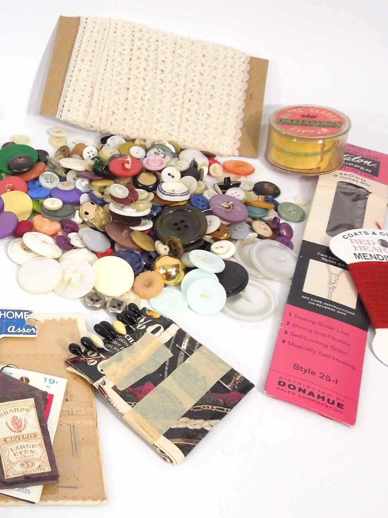Lot of Vintage Sewing Supplies – Better Dresses Vintage