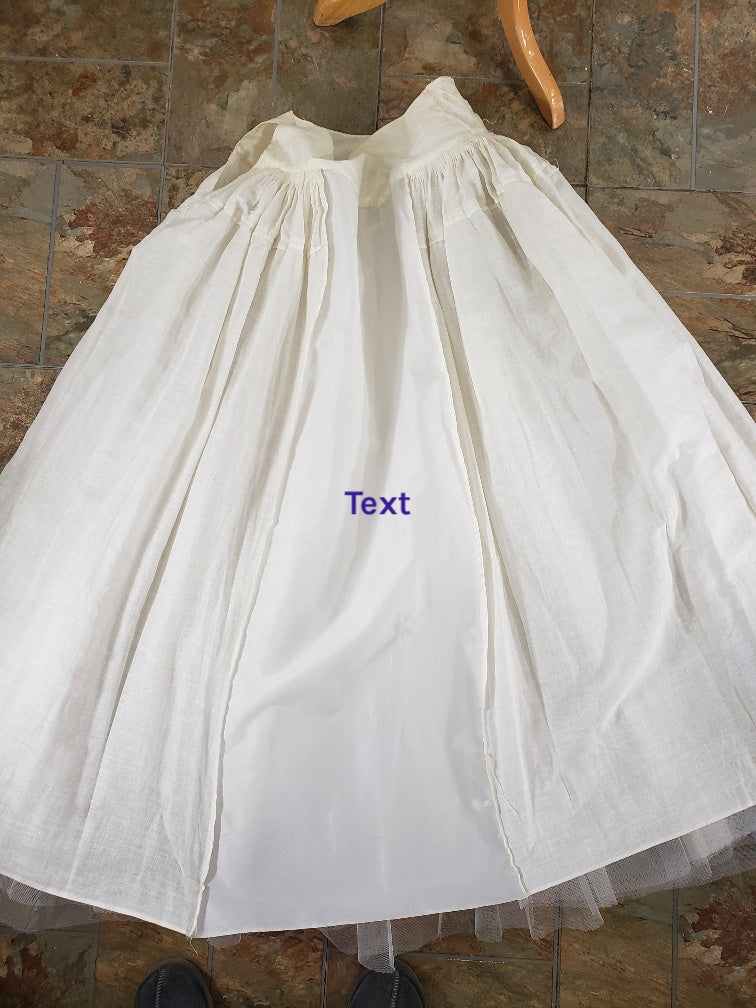 40s/50s Vtg Flat-Front Full-Length Crinoline – Better Dresses Vintage